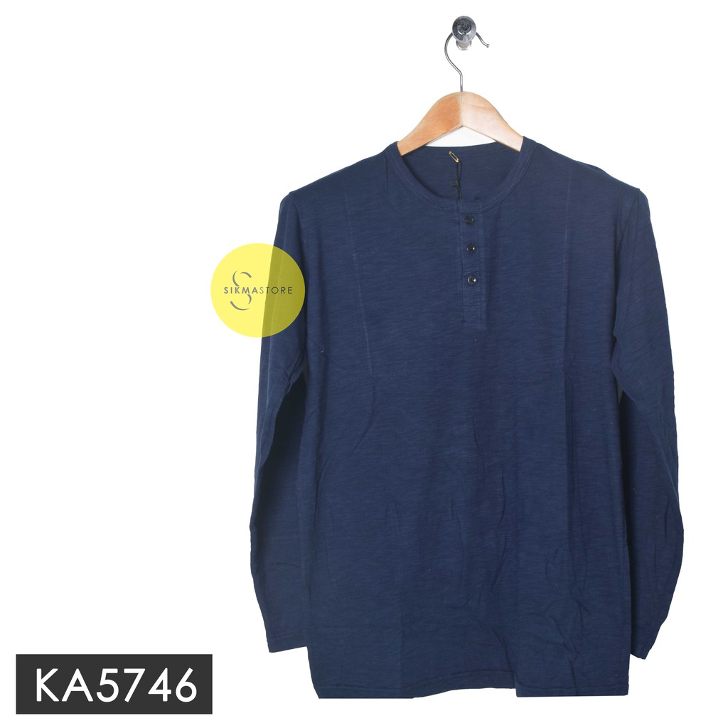 Jual Kaos Henley/Kancing Pria lengan panjang Kaos Polos Pria Lengan ... Jual Kaos Henley/Kancing Pria lengan panjang Kaos Polos Pria Lengan ...