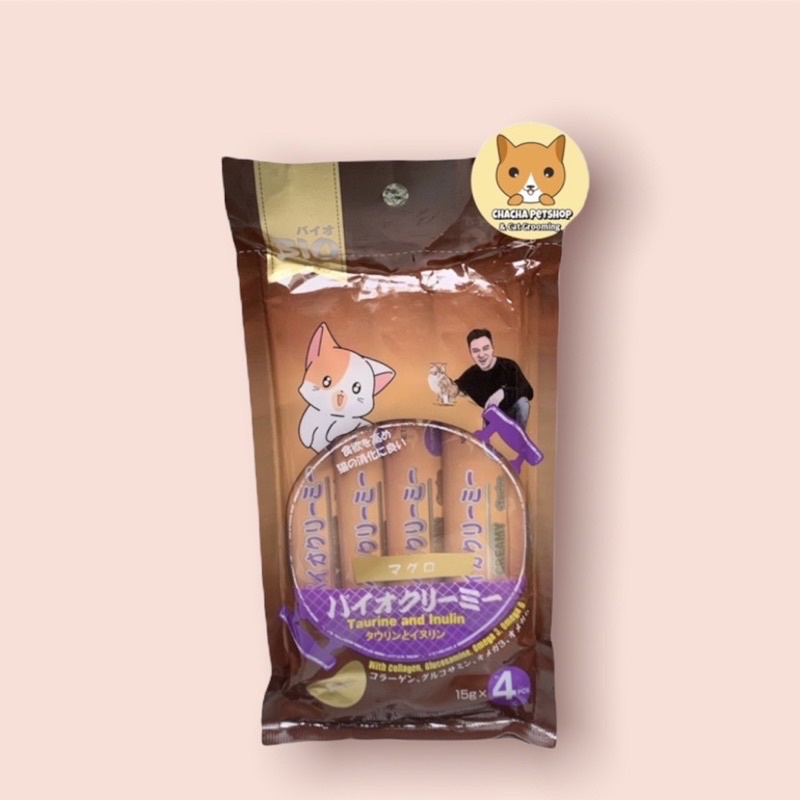 Jual Bio Creamy Liquid Snack Kucing | Shopee Indonesia