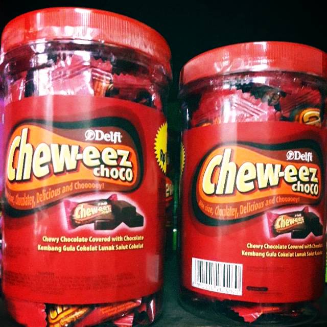 Jual Permen coklat chewy 1 toples isi 80 sachet berat produk 320 g ...