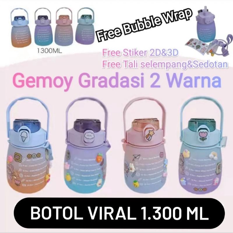 Jual Botol Viral Gemoy 1.300 ml | Shopee Indonesia