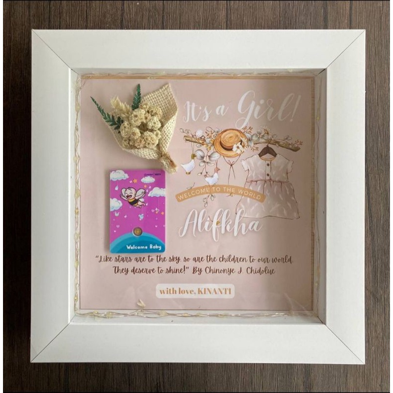 Jual Gift Emas / Bucket / Pigura / Gift Box untuk kado pernikahan ulang ...