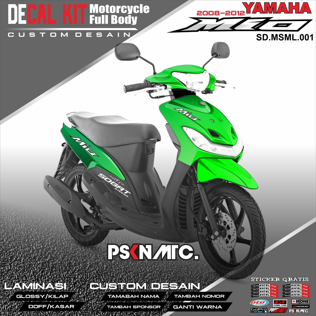 Jual Decal MIO SMILE - Dekal Stiker Striping Fullbody Fullblock List ...