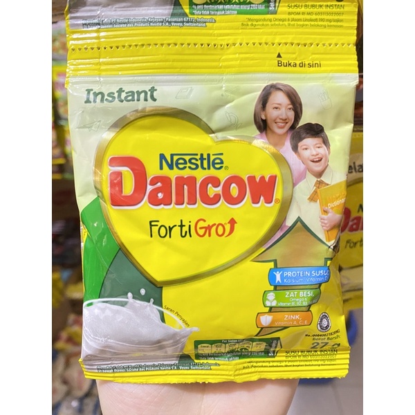 Jual Nestle Dancow fortigro sachet/ susu dancow bubuk renceng isi 10 ...