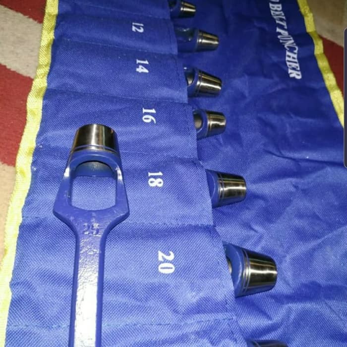 Jual Alat Pembolong Plat Plong Set - Hollow Punch Set 14 Pcs | Shopee ...