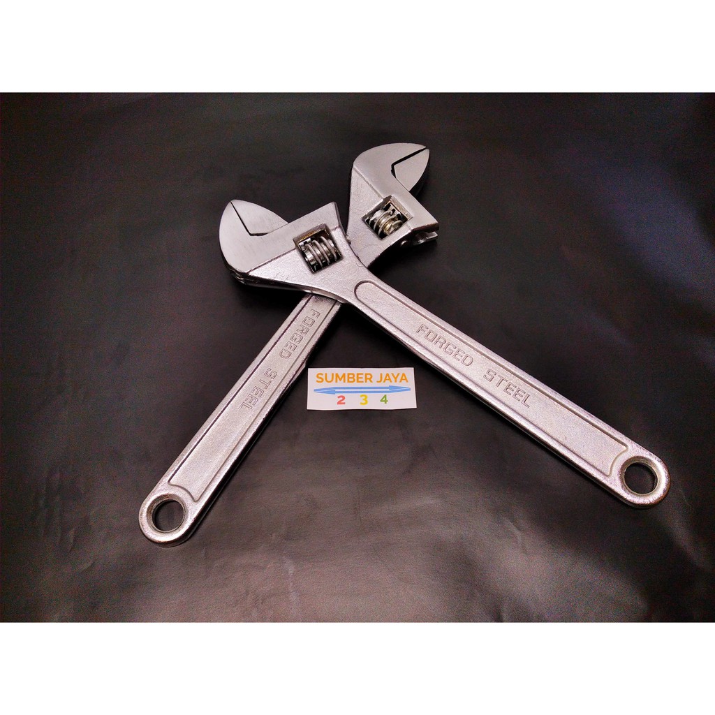 Jual Kunci Inggris 12 inch Adjustable Wrench Ukuran 12 inch | Shopee ...