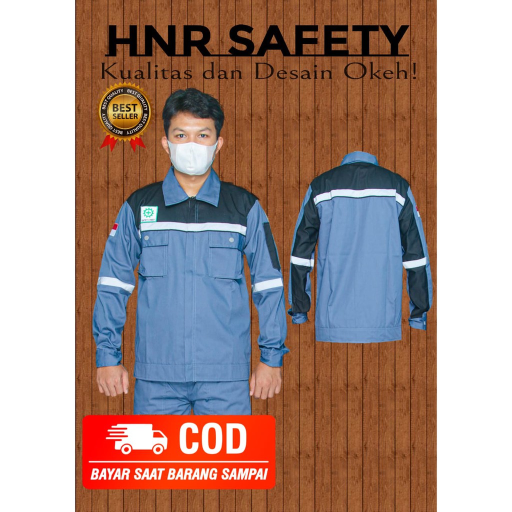 Jual Baju Wearpack Safety K3 APD proyek/seragam lapangan | Shopee Indonesia