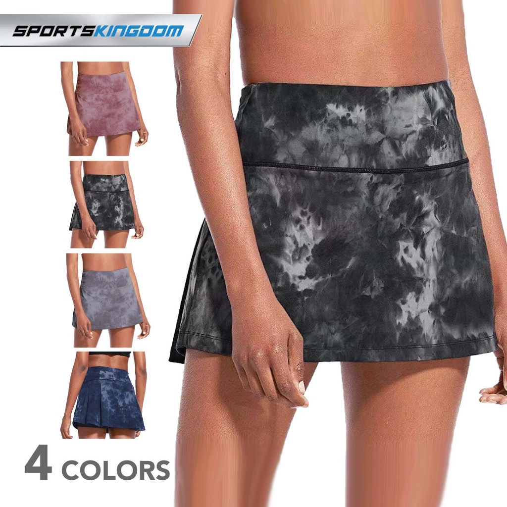 Jual Rok Tenis Golf Olahraga Tie Dye Wanita Short Skirt Lari | Shopee ...