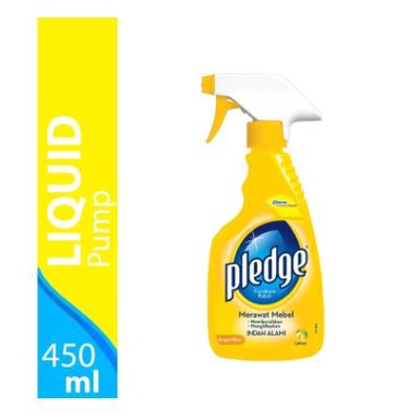 Jual Pembersih Pledge Liquid Pompa Lemon Mebel Furniture Polish - 450 ...