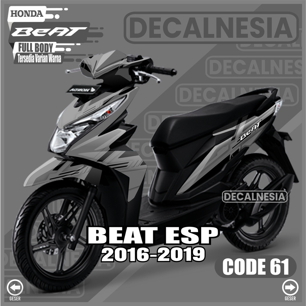 Jual Decal Beat Esp 2016 2017 2018 2019 Full Body Stiker Street Variasi ...