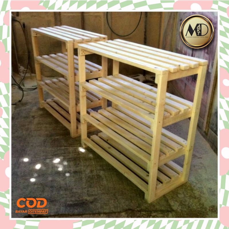 Jual Rak kayu susun / rak kayu serbaguna / rak serbaguna / rak kayu ...
