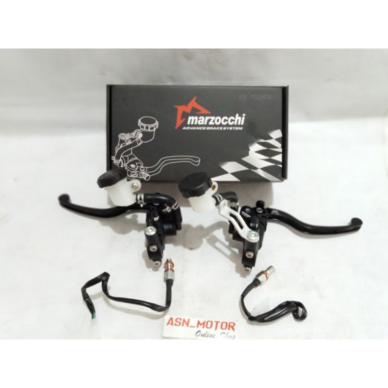 Jual Master Rem Radial CNC Kanan & Kiri 14MM MARZOCCHI model Master rem ...