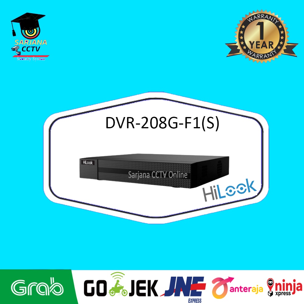 Jual DVR HILOOK 8 CHANNEL DVR-208G-F1(S) | Shopee Indonesia