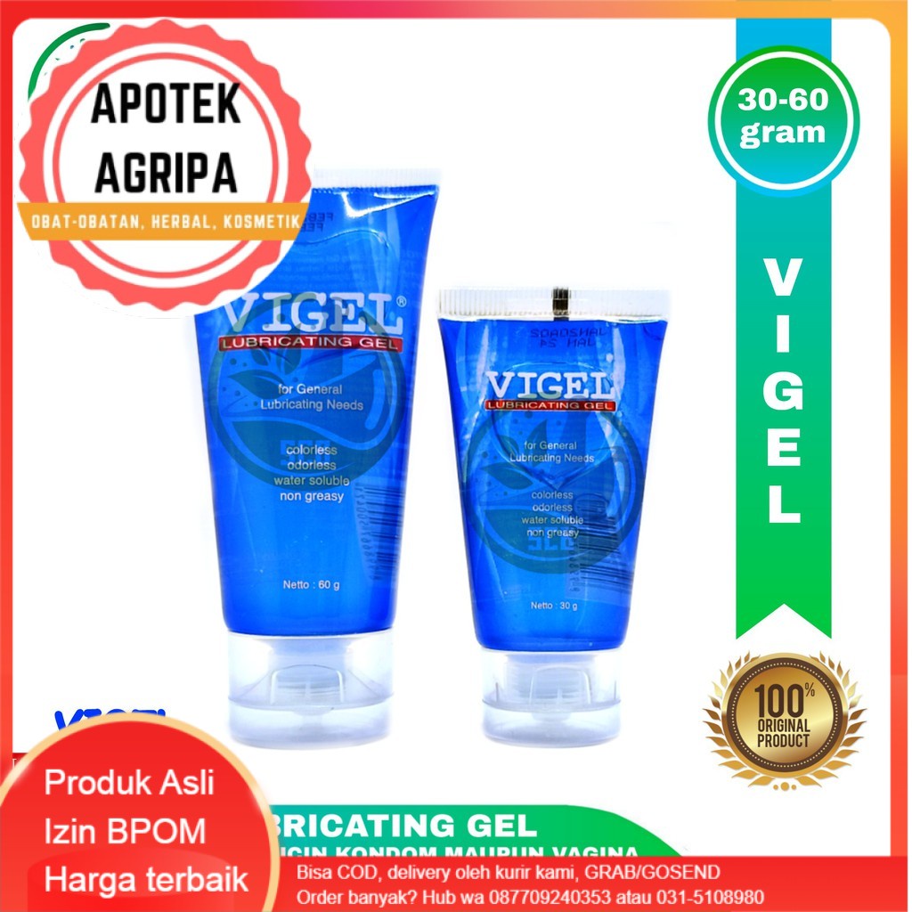 Jual Vigel Lubricating Gel 30 gram 60 gram | Shopee Indonesia