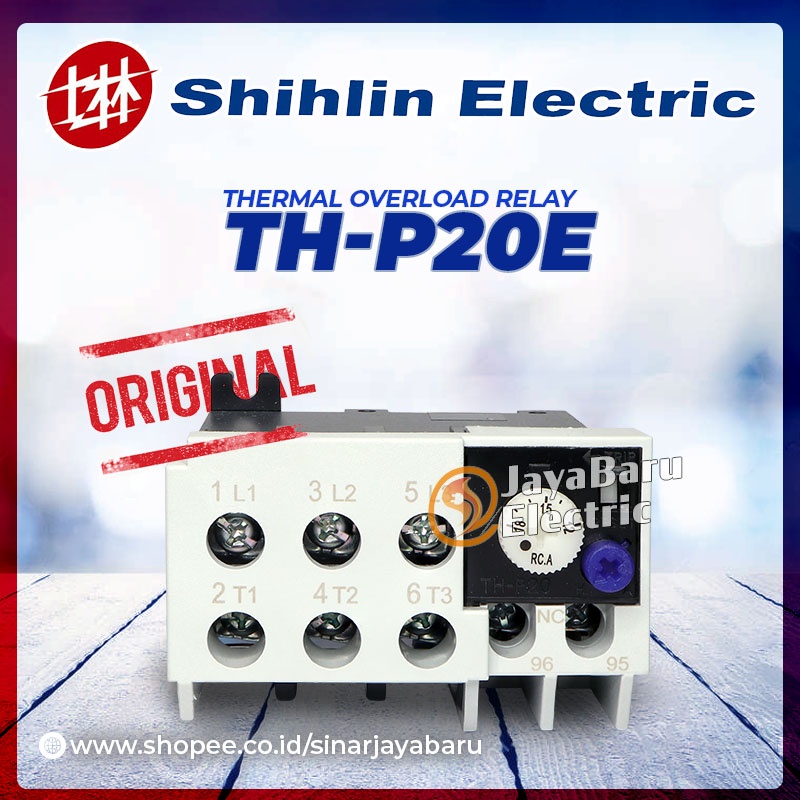 Jual Thermal Overload Relay TOR SHIHLIN TH-P20E THP20 THP20E | Shopee ...