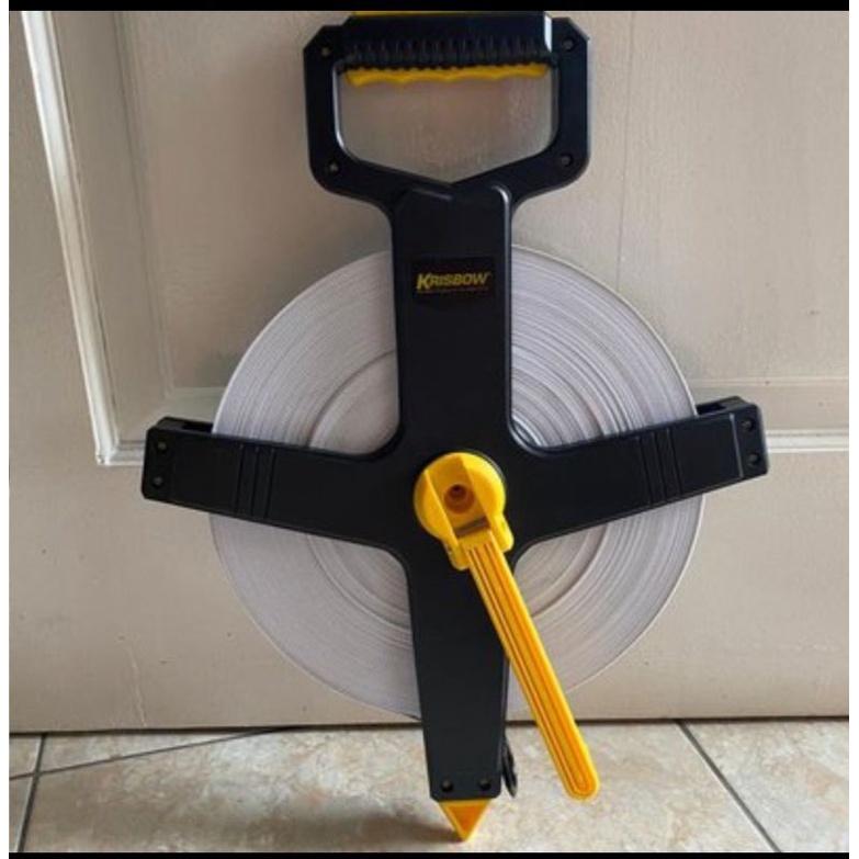 Jual Krisbow Alat Ukur Meteran Gulung Pita Pengukur 100 M 100m Tancap ...