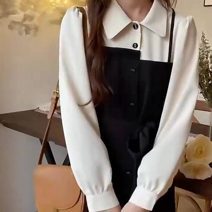 Jual COD model menyatu/dress wanita/long dress/dress korea/midi dress ...