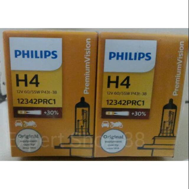 Jual Bohlamp bohlam headlamp head lamp lampu besar halogen H4 12v 55 / ...