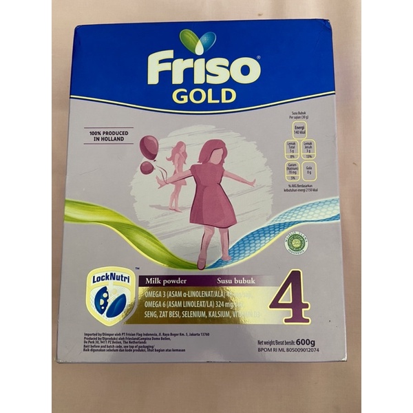 Jual Friso 4 / friso gold 4 600g box kemasan baru | Shopee Indonesia