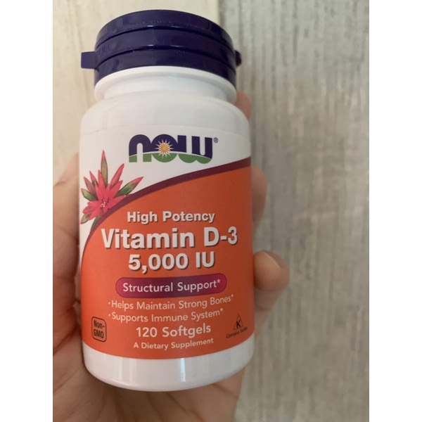 Jual NOW Vit D3 5000 iu (Original from USA) | Shopee Indonesia