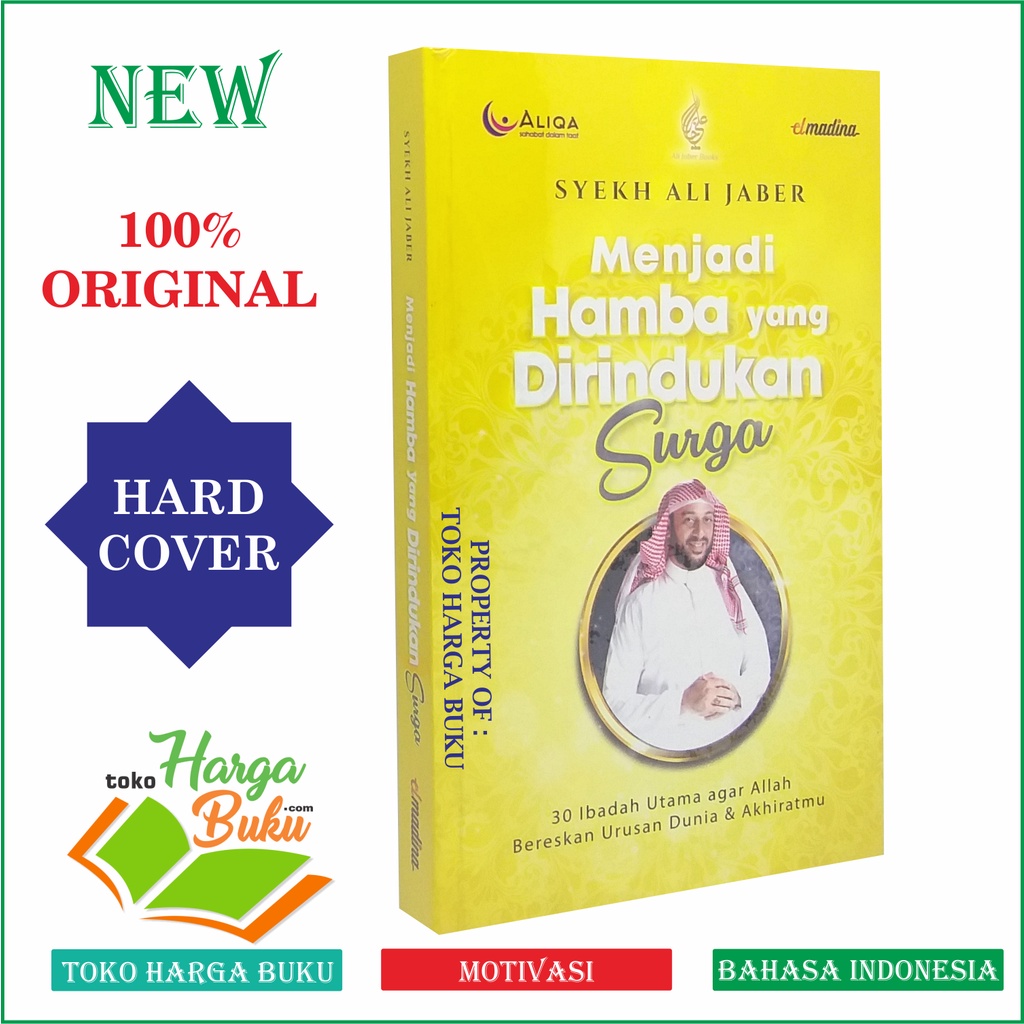 Jual Menjadi Hamba yang Dirindukan Surga Karya Syekh Ali Jaber Penerbit Elmadina | Shopee Indonesia