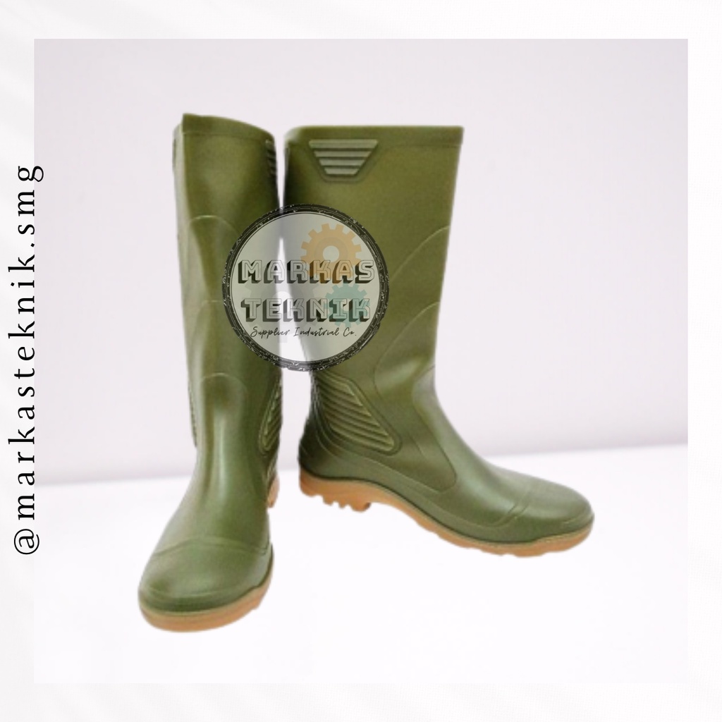 Jual Terra Eco 3 Sepatu AP Boot Karet Hijau Original | Shopee Indonesia