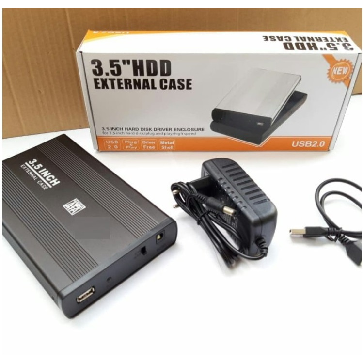 Jual SMARTCOM External Case HDD 3.5" SATA / Casing Hardisk 3.5 INCH ...