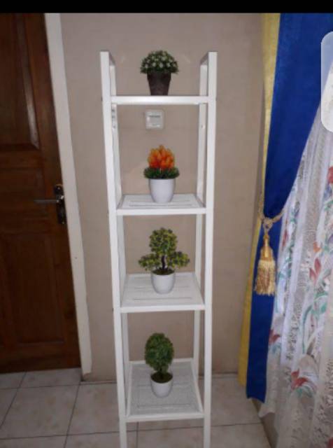 Jual Rak Pajangan 35x35x148 hanya putih pekanbaru riau | Shopee Indonesia