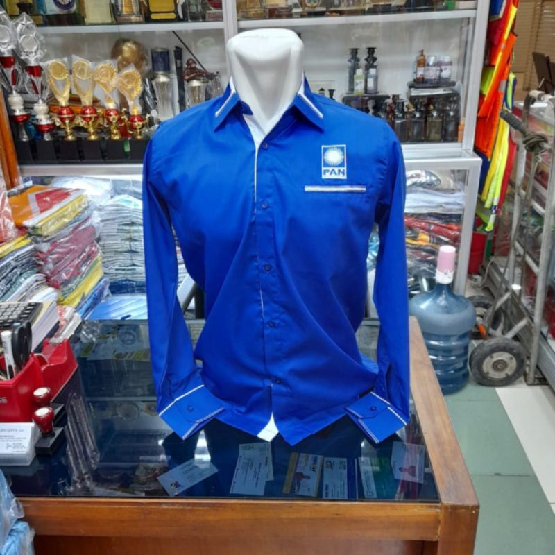 Jual Baju Kemeja LENGAN PANJANG PARTAI PAN TERBARU 2022 | Shopee Indonesia