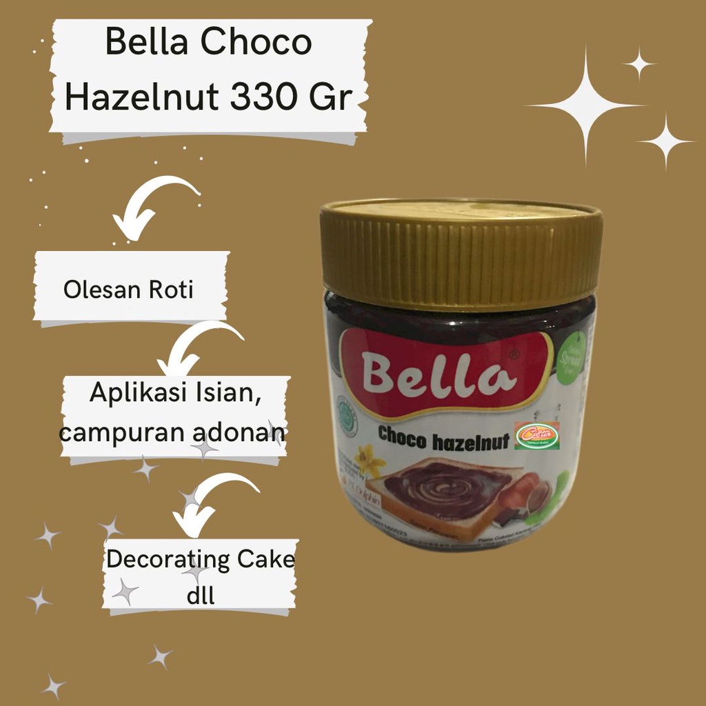 Jual Bella Choco Hazelnut 330g (Untuk olesan) | Shopee Indonesia