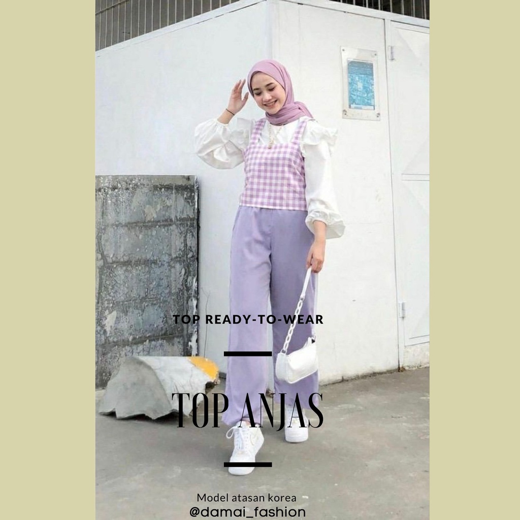 Jual damaifashion Tank Top Hijab / Tank Top Anjas / vest | Shopee Indonesia