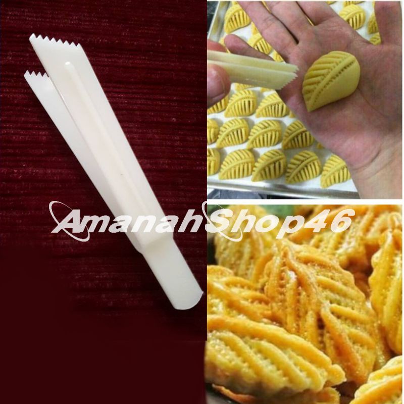 Jual Cetakan Kue Jepit Nastar Daun Plastik Sesuai Gambar | Shopee Indonesia