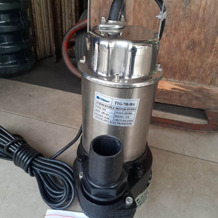 Jual POMPA CELUP 2 INCH 750 W Manual Air Kotor Stainless Toyogawa ...