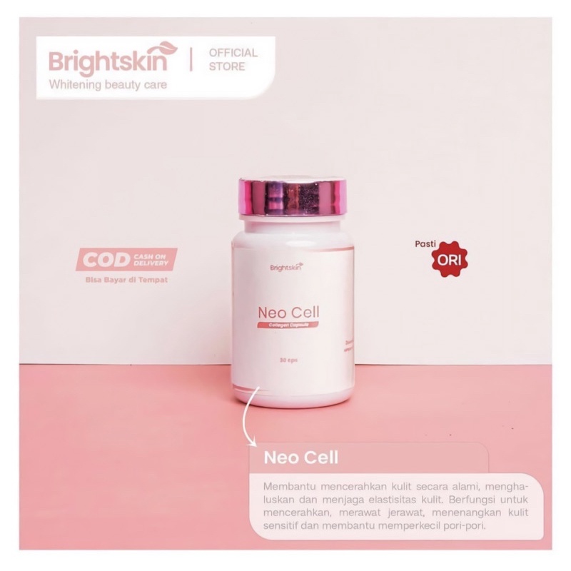 Jual Brightskin Whitening Beauty Care paket Neo Cell brightening 100% ...