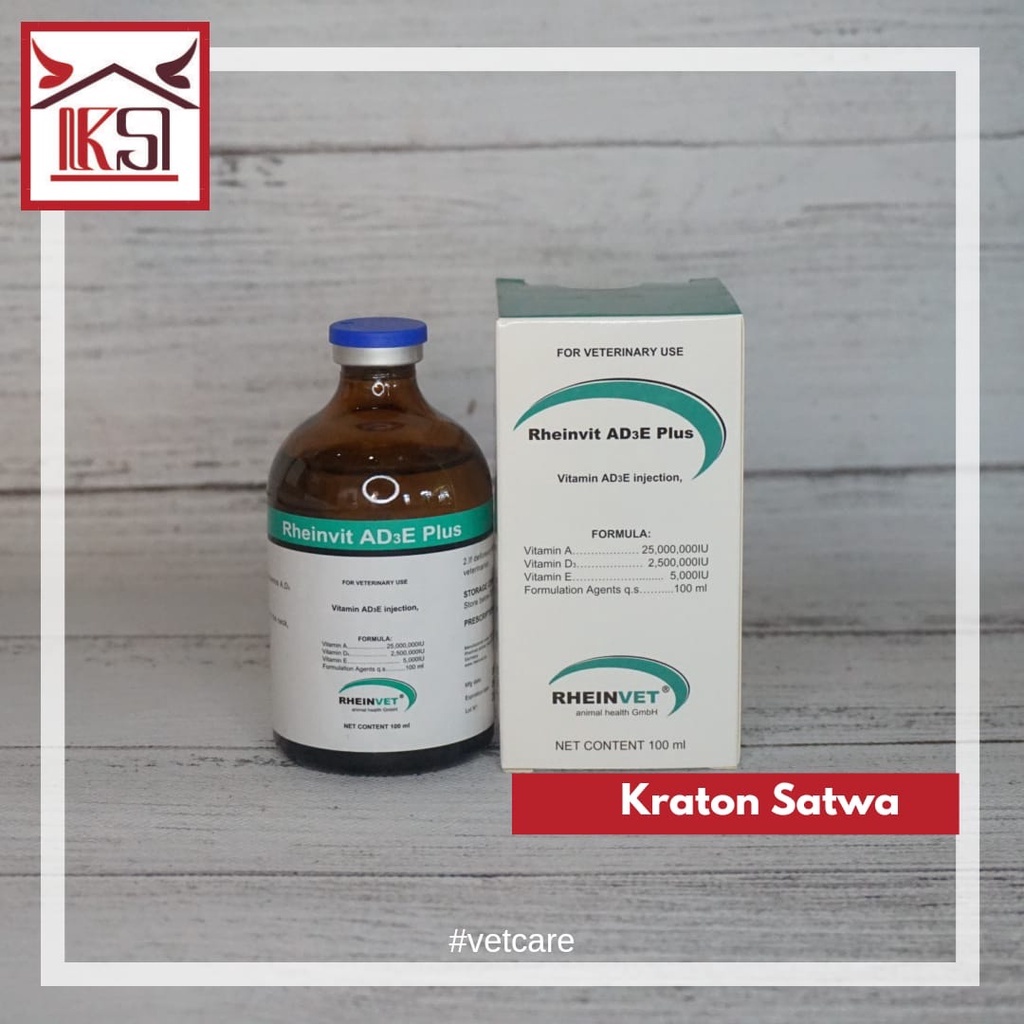 Jual Rheinvit AD3E Plus 100 ml Vitamin ADE seperti Vitol Meningkatkan ...