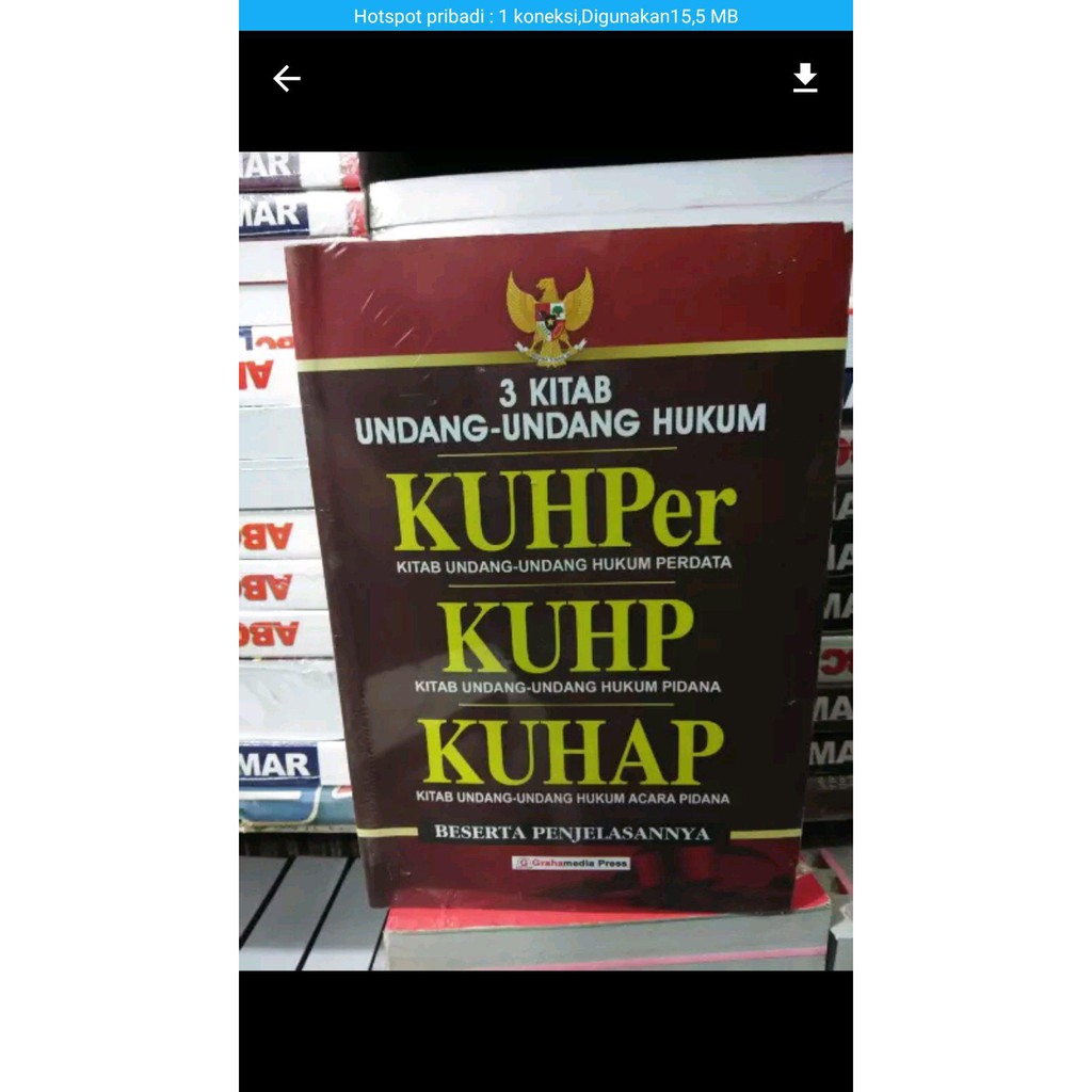 Jual Jual buku Kitab Undang Udan KUHPer KUHP KUHAP Beserta Penjelasanya ...