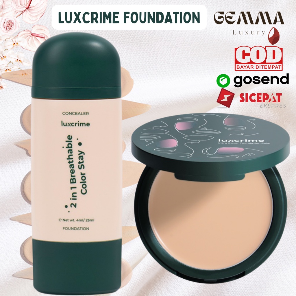 Jual (GOSEND/COD) LUXCRIME ULTRA COVER FOUNDATION BALM - pudding ...