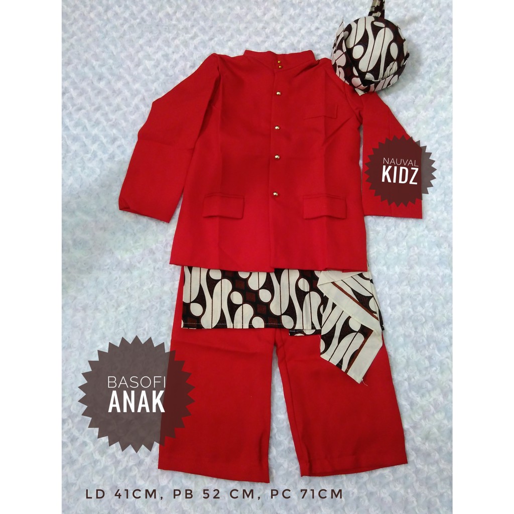 Jual Baju Adat Jawa Basofi Anak / Baju Adat jawa/ Basofi Anak | Shopee ...