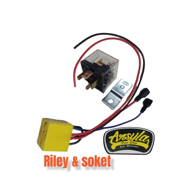 Jual riley relay soket klakson honda Astrea grand prima star Supra ...