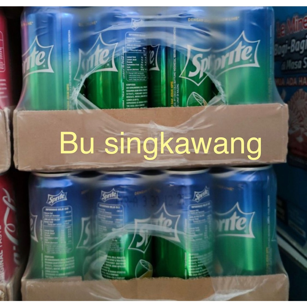 Jual Minuman Soda Kaleng Coca cola sprite fanta A&W 1 dus isi 24 kaleng ...