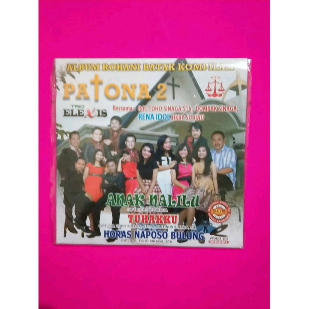 Jual Kaset VCD original Lagu ROHANI Terlaris Album ROHANI BATAK KOMPILASI PATONA 2 | Shopee ...