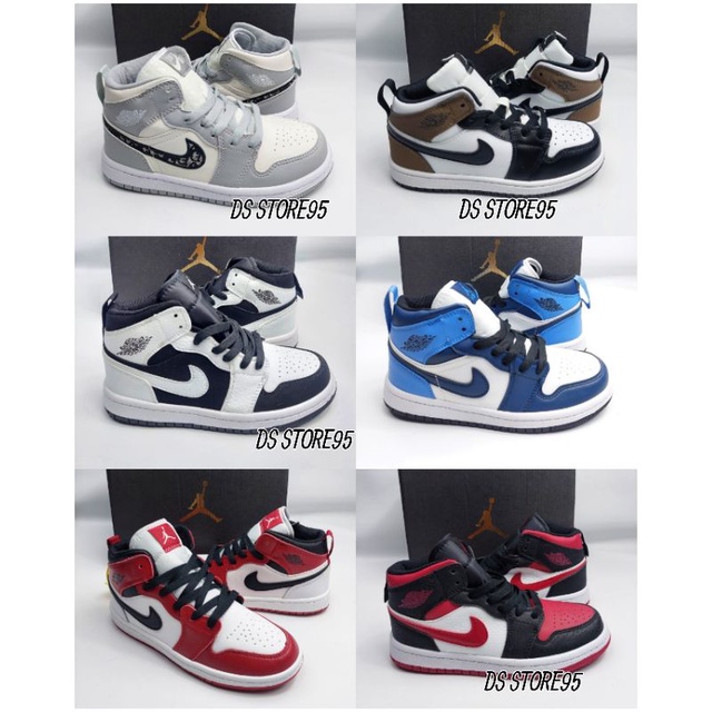 Jual air jordan mid anak/sepatu nike air jordan mid anak | Shopee Indonesia