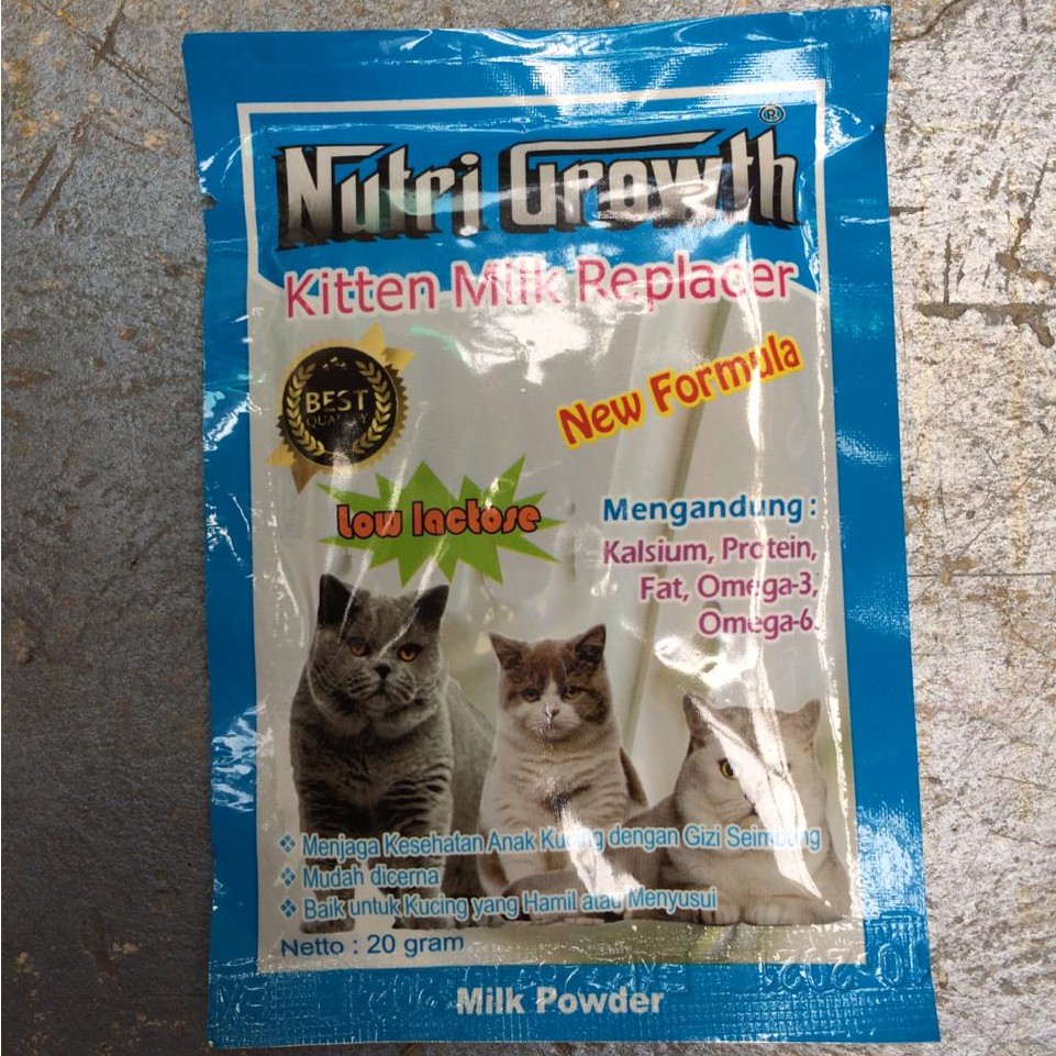 Jual Susu Kucing Nutri Growth 20 gr - Susu Kitten - Milk Replacer ...