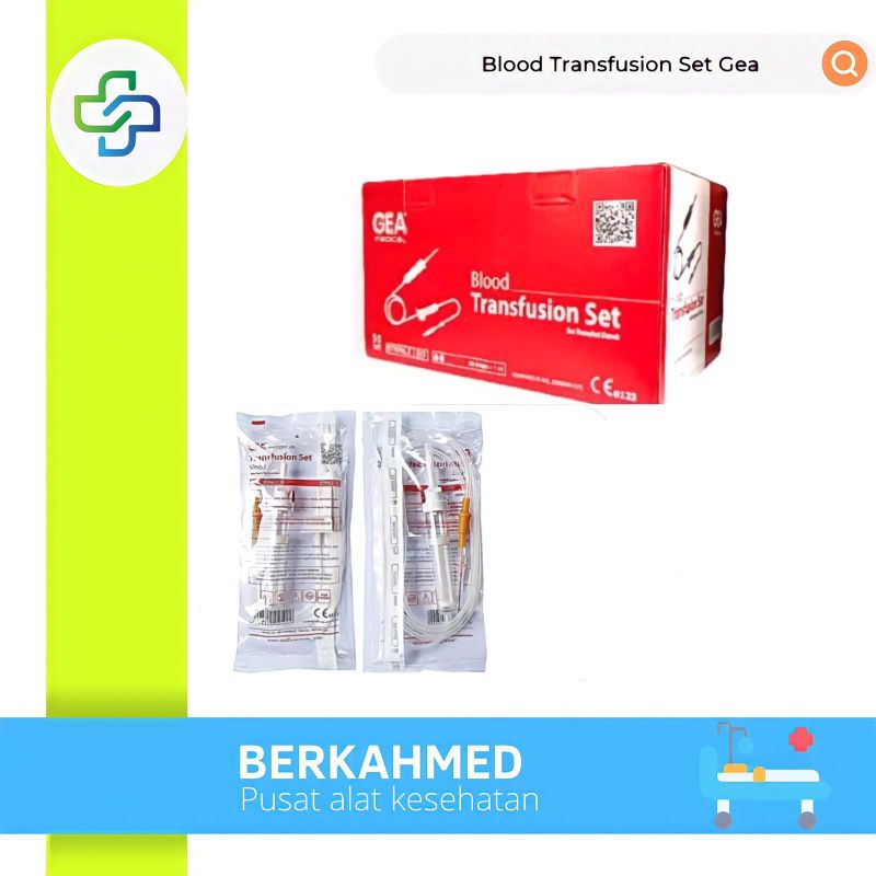 Jual Set Transfusi darah/ Blood Set GEA/ Transfusion Blood Set Gea ...