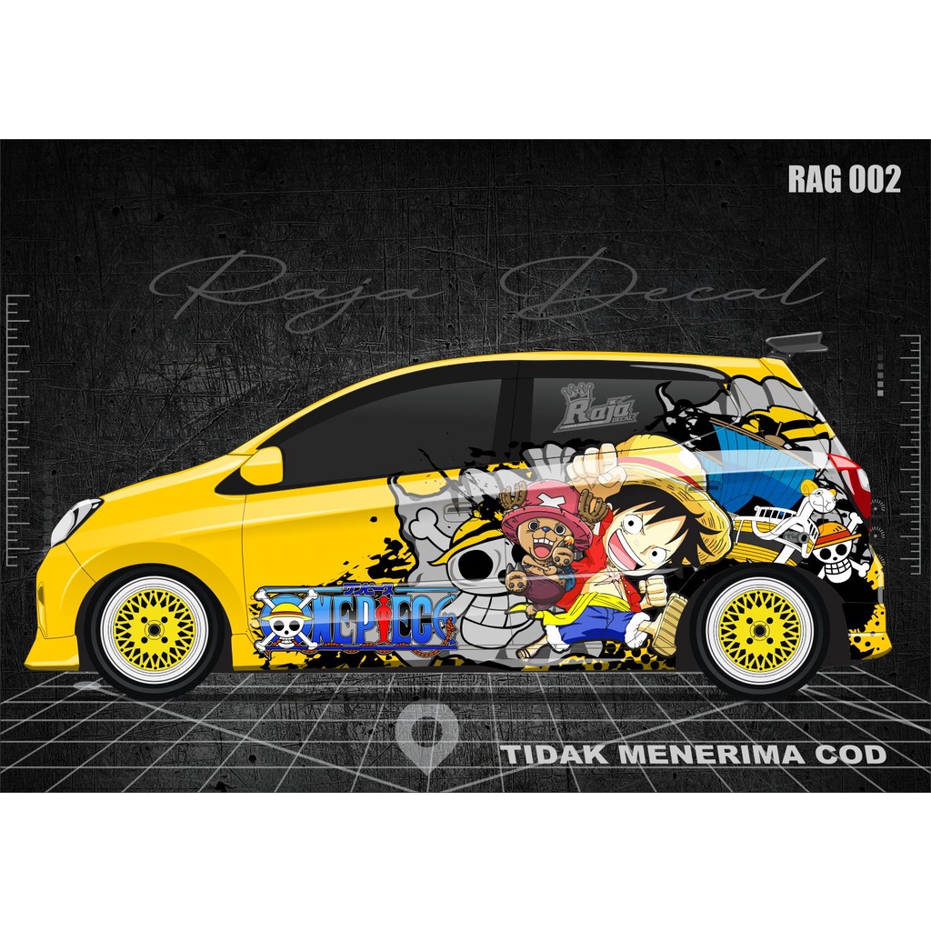 Jual Decal Sticker Striping Mobil Agya/Ayla/Perodua Axia Custom Disain ...