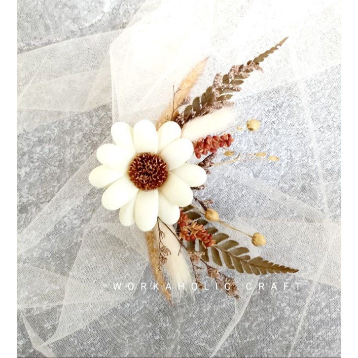 Jual Rangkaian Bunga Kering Bahan Mahar Bunga Rustic Aksesoris Mahar ...