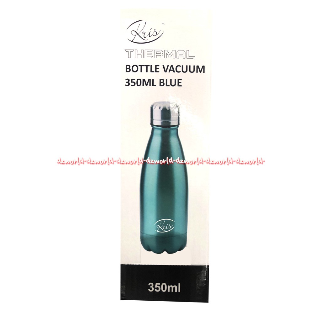 Jual Kris Thermal Bottle Vacuum 350ml Blue Botol Minuman Panas Dingin ...