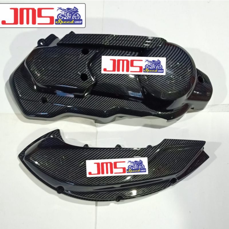 Jual cover tutup carbon cvt dan filter hawa yamaha nmax new 2020 dan ...