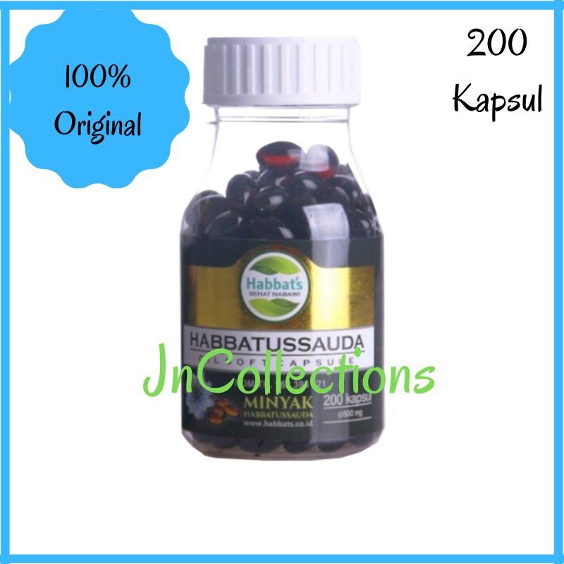 Jual Habbatussauda Oil Soft Capsul Menjaga Kesehatan Daya Tahan Tubuh ...