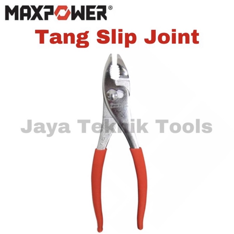 Jual Tang Slip Joint Maxpower Plier Besi CRV Bending Crimping Potong ...