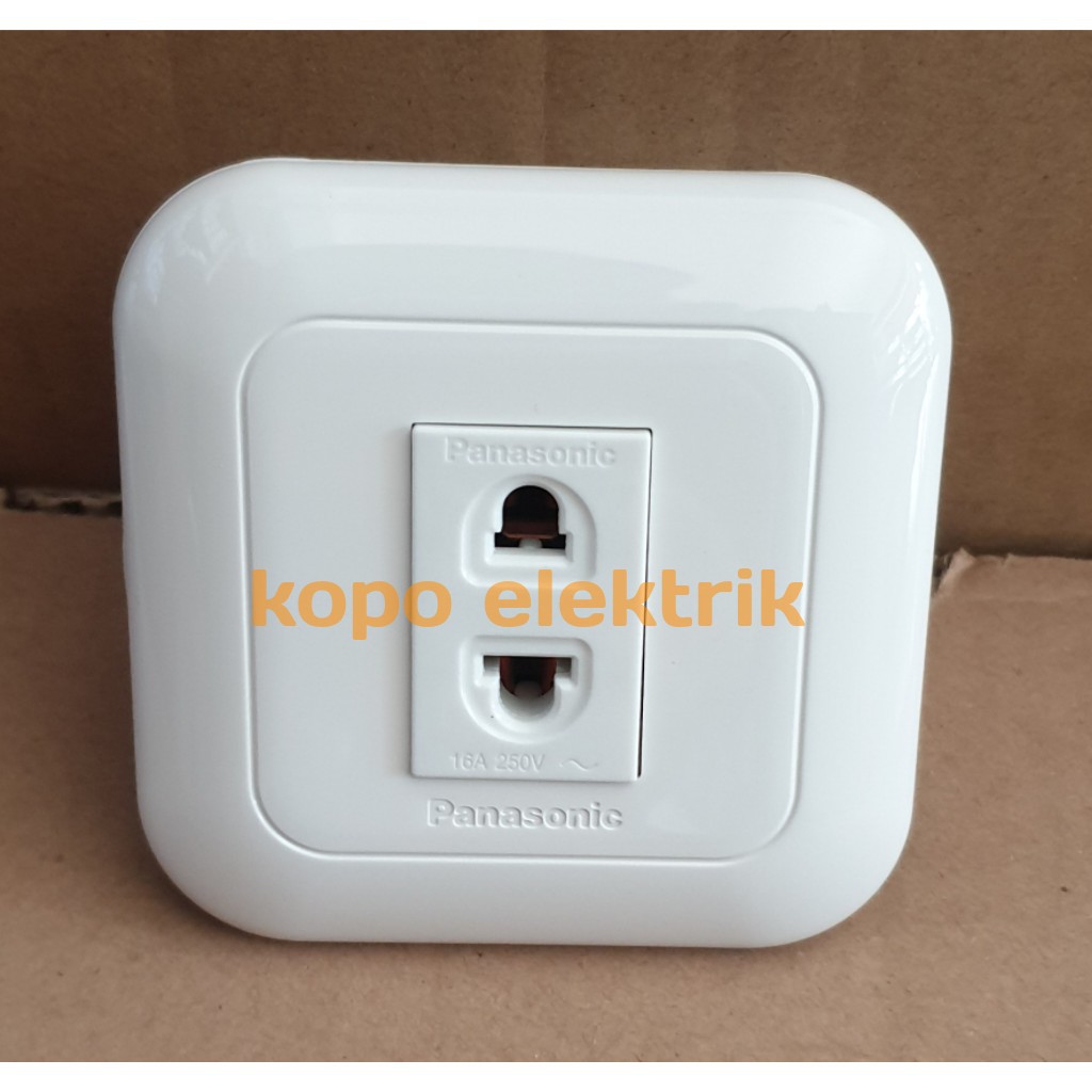 Jual Panasonic Stopkontak Universal Tanam Inbow Stop Kontak 1 Gang | Shopee Indonesia